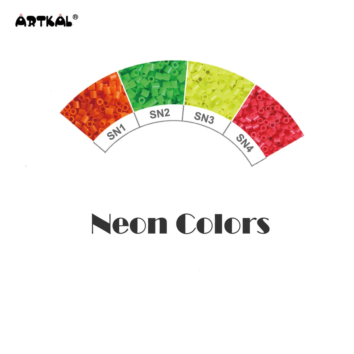 Gama de Colores Neón - 5mm - Tienda Meraki - Distribuidor Oficial de Artkal